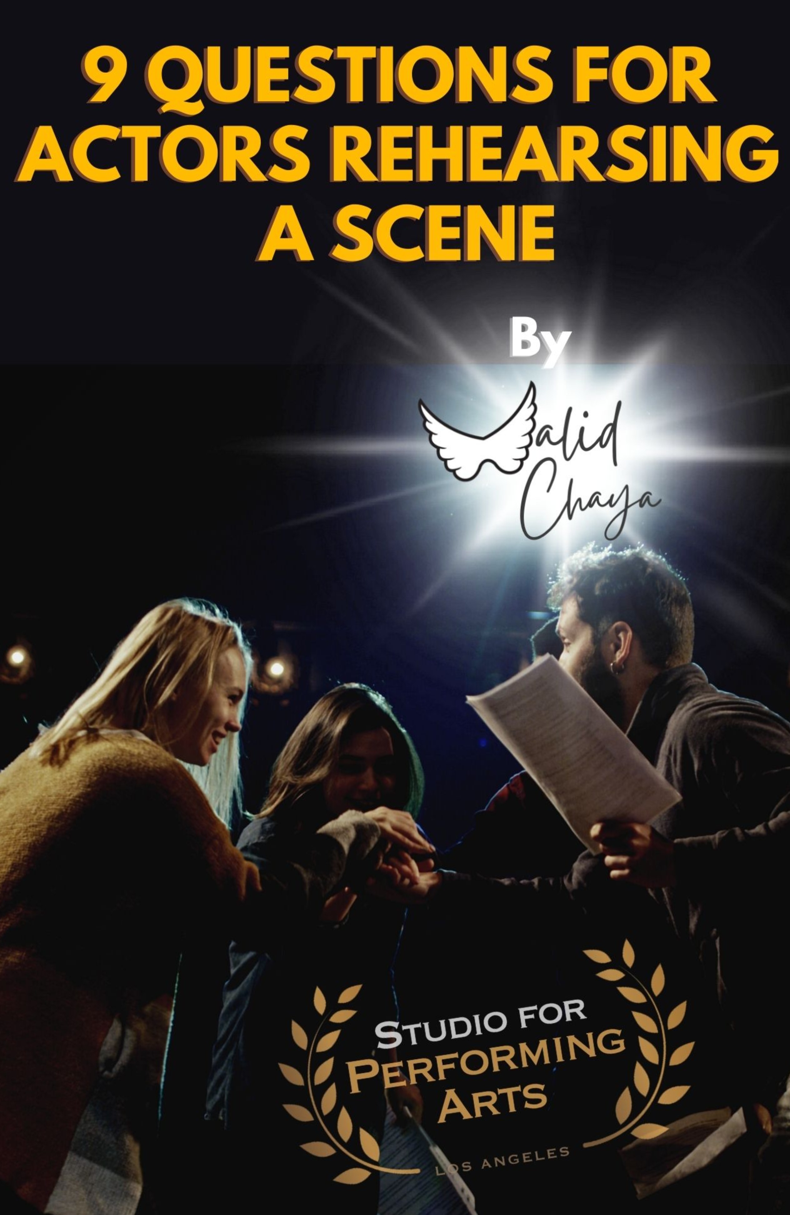 9 Questions for Actors Rehearsing a Scene by Walid Chaya Summary and ...